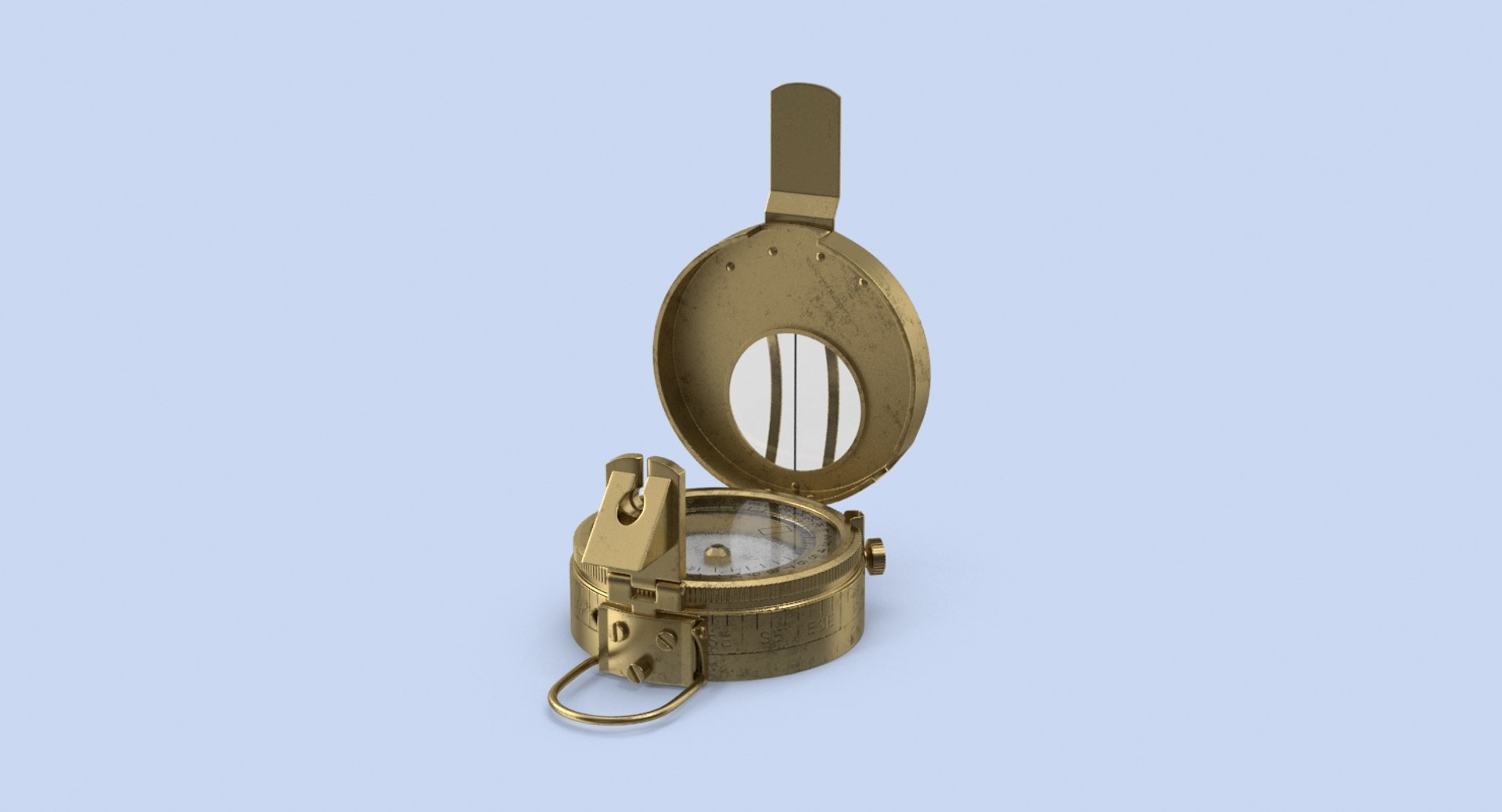 3d Model Compass Direction