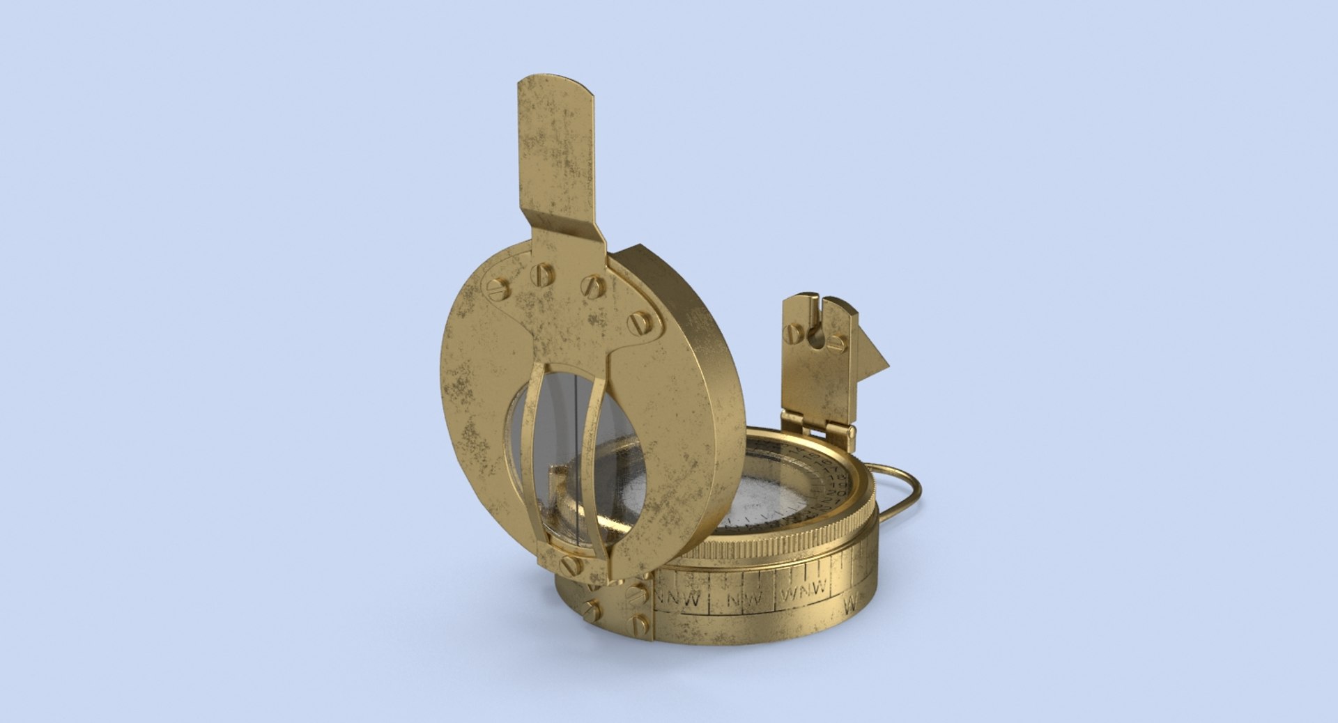 3d Model Compass Direction