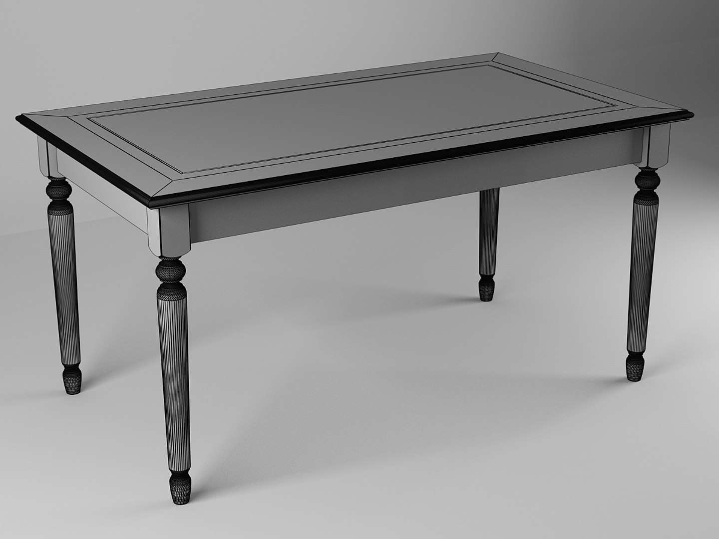 3d table desk
