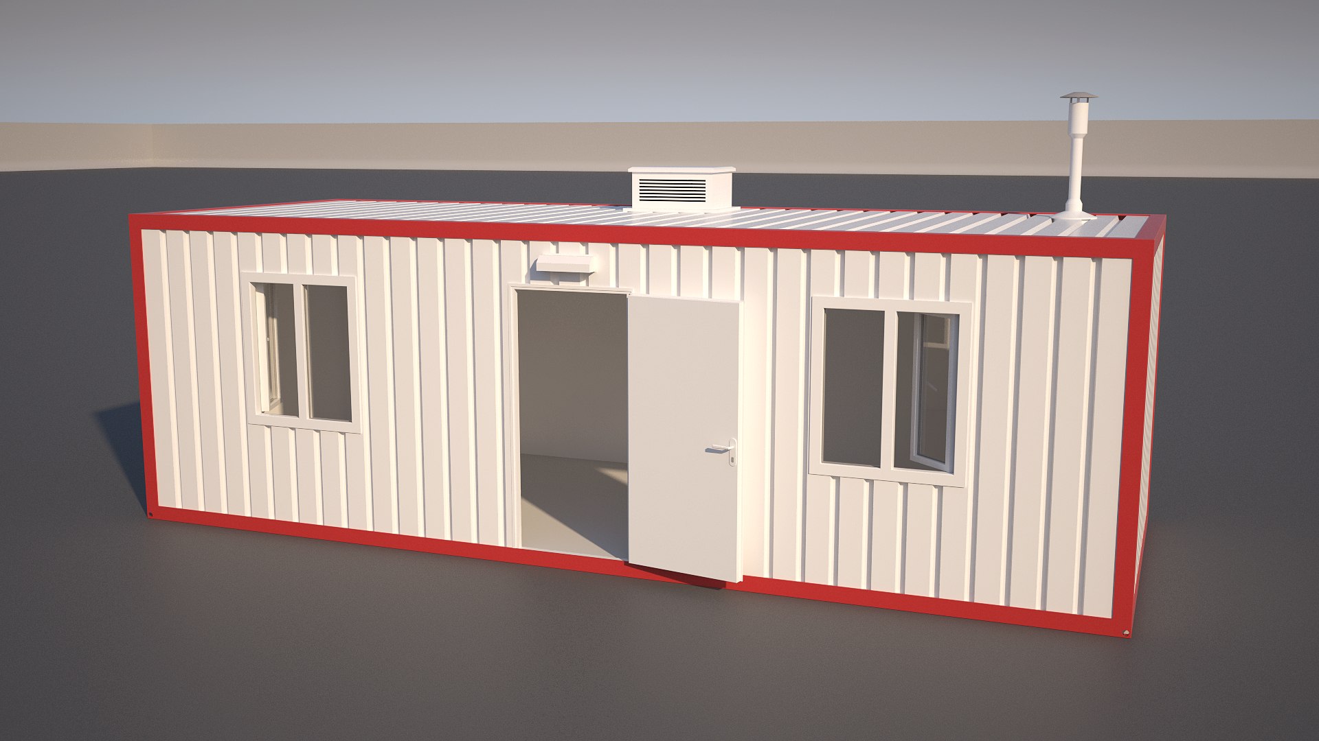 Shipping Container House - Animated Model - TurboSquid 2189950