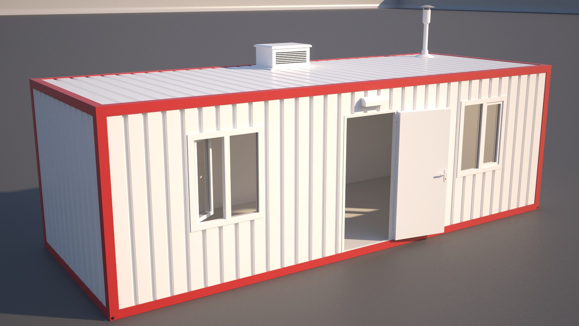 Shipping Container House - Animated Model - TurboSquid 2189950