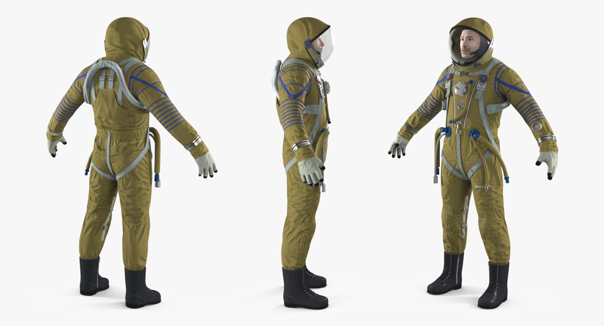 Astronaut Wearing Space Suit 3D Model - TurboSquid 1177418