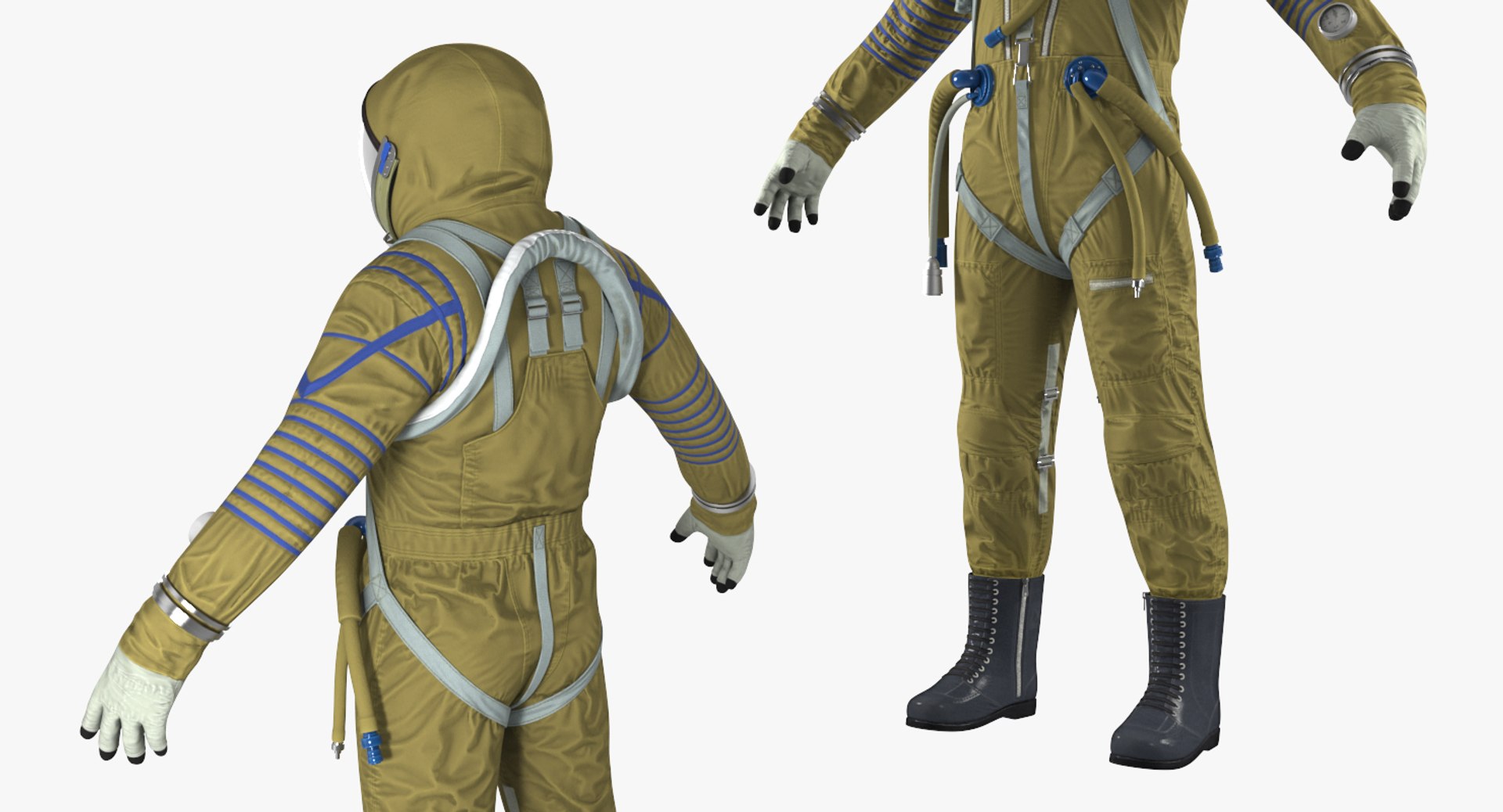 Astronaut Wearing Space Suit 3D Model - TurboSquid 1177418