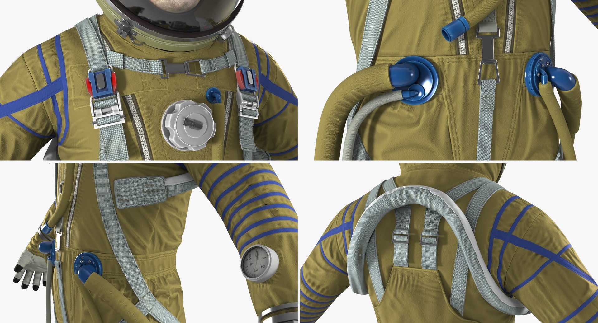 Astronaut wearing space suit 3D model - TurboSquid 1177418