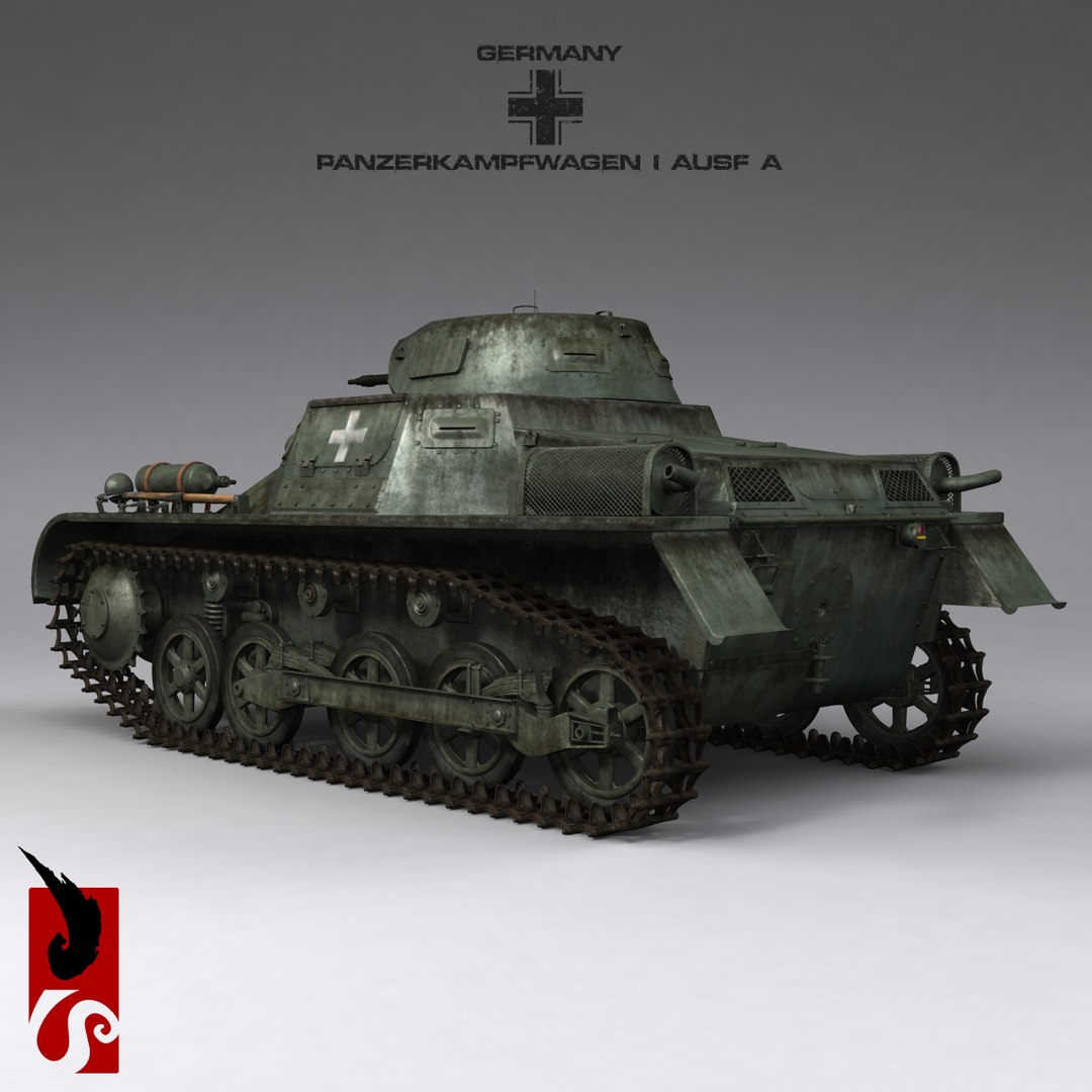 3ds Max German Wwii Panzerkampfwagen Ausf