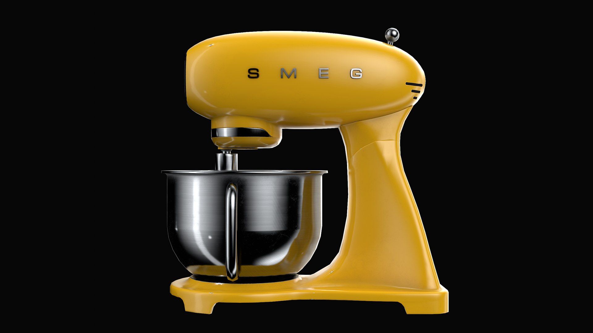3D Smeg Stand Mixer - Yellow - TurboSquid 2297025