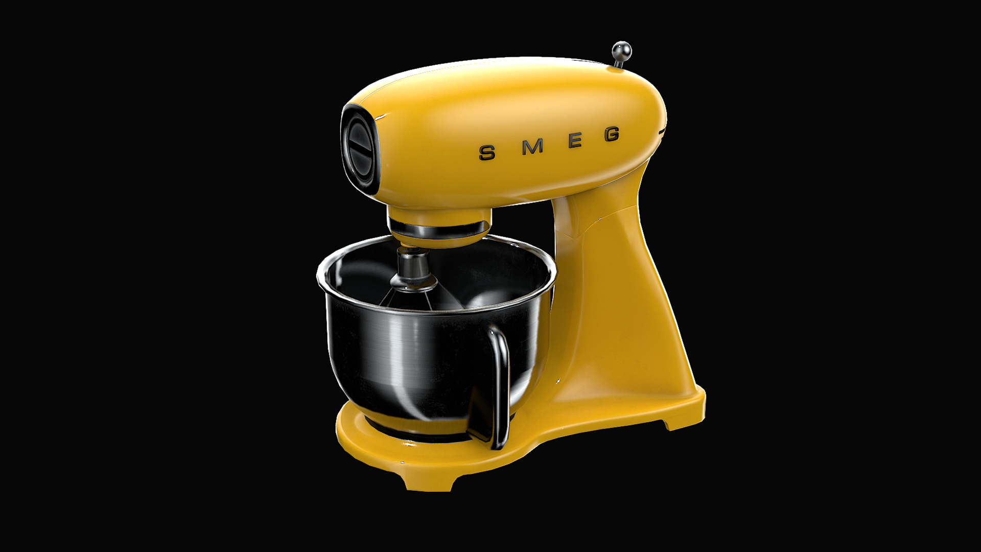 3D Smeg Stand Mixer - Yellow - TurboSquid 2297025