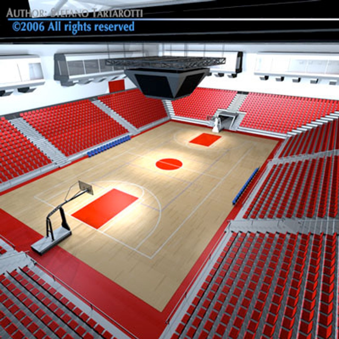 3d Model Basketball Arena