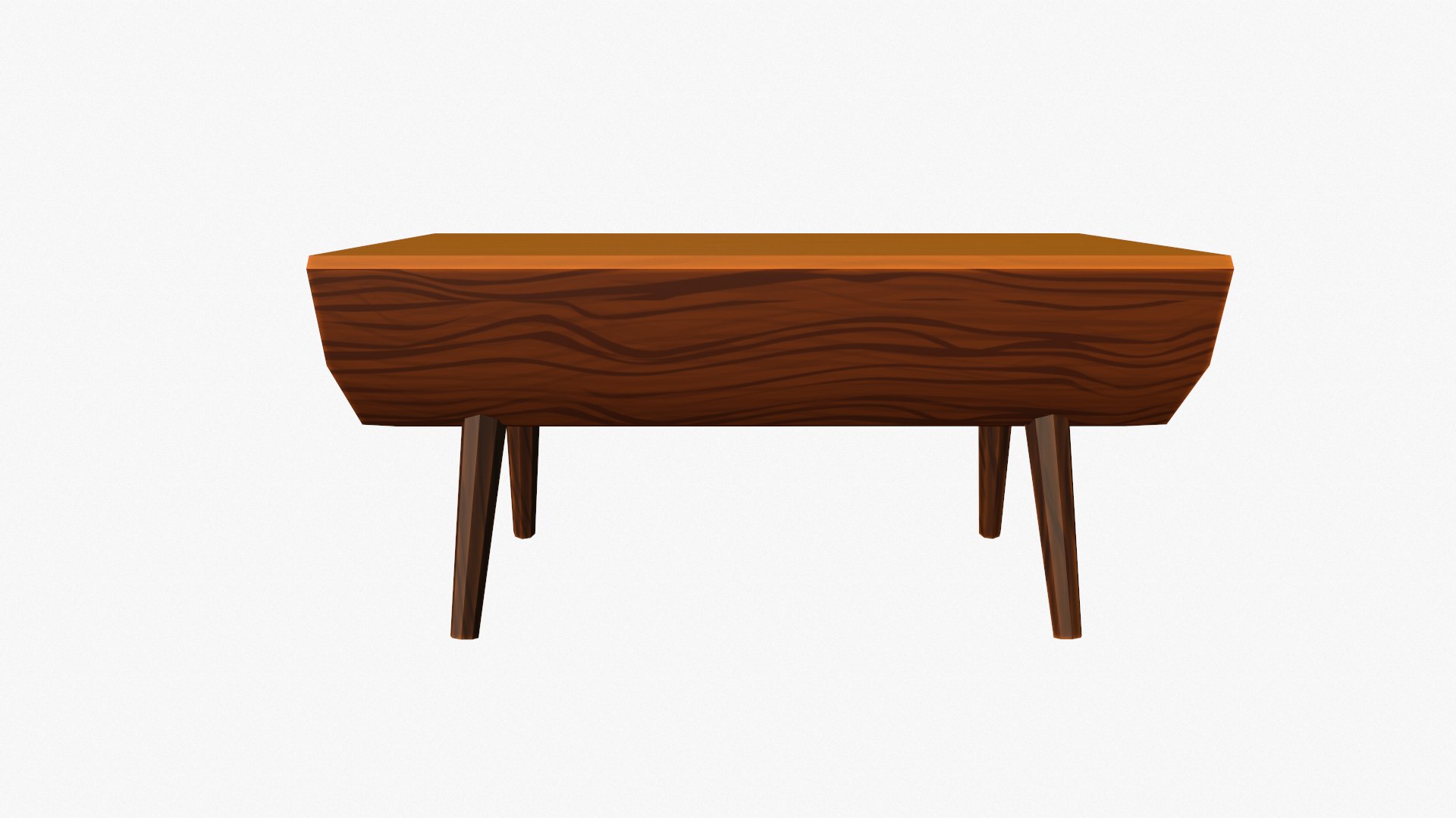 Cartoon Wooden Table 3D - TurboSquid 1902015