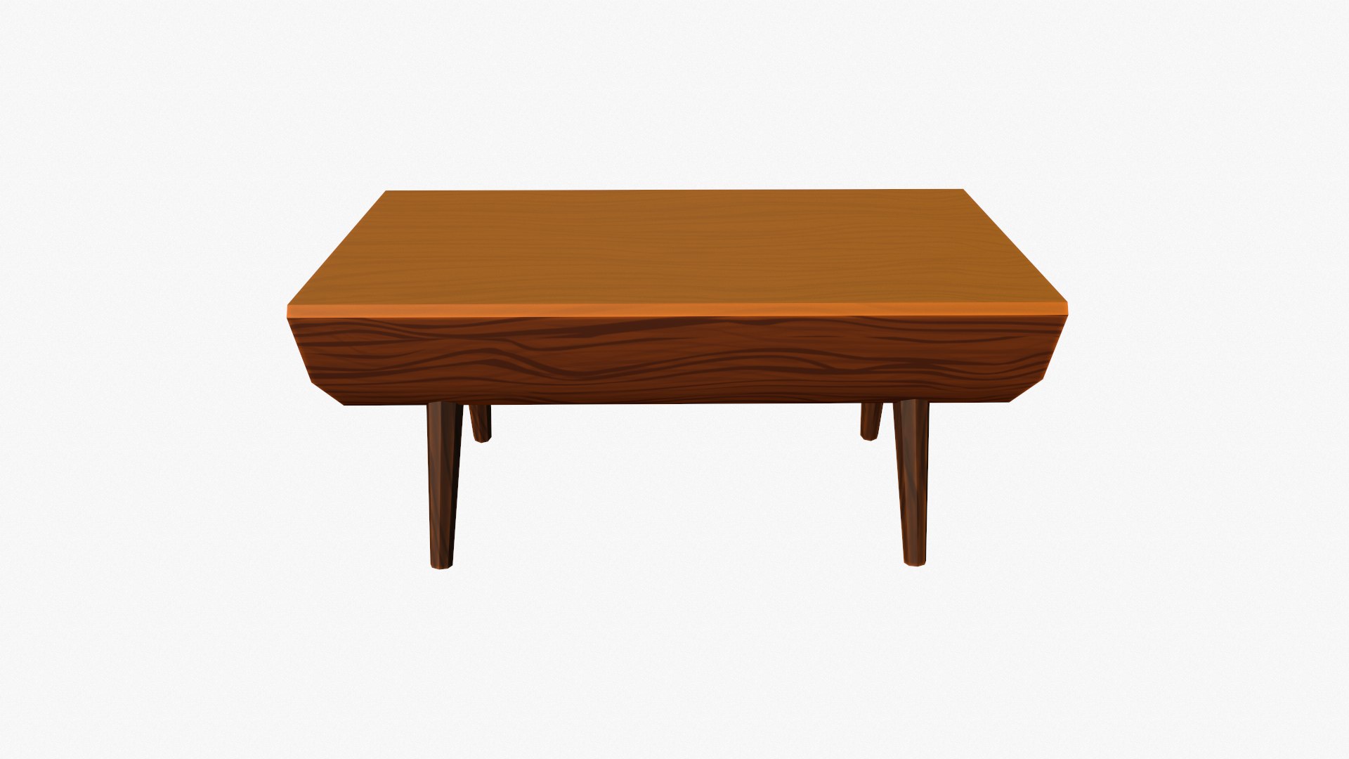 Cartoon Wooden Table 3D - TurboSquid 1902015