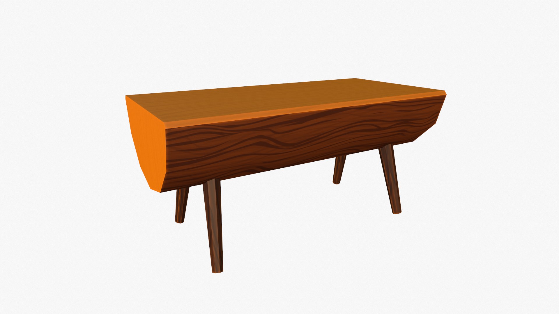 Cartoon Wooden Table 3D - TurboSquid 1902015