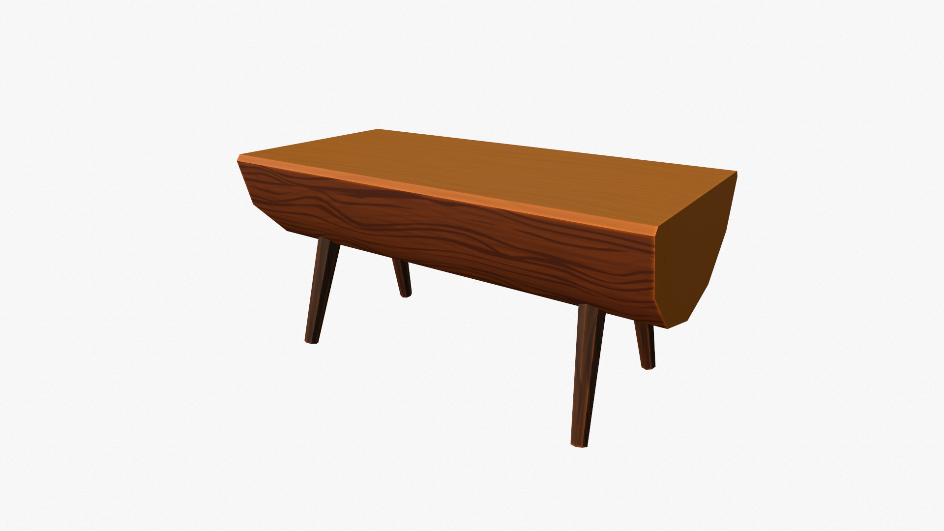 Cartoon Wooden Table 3D - TurboSquid 1902015