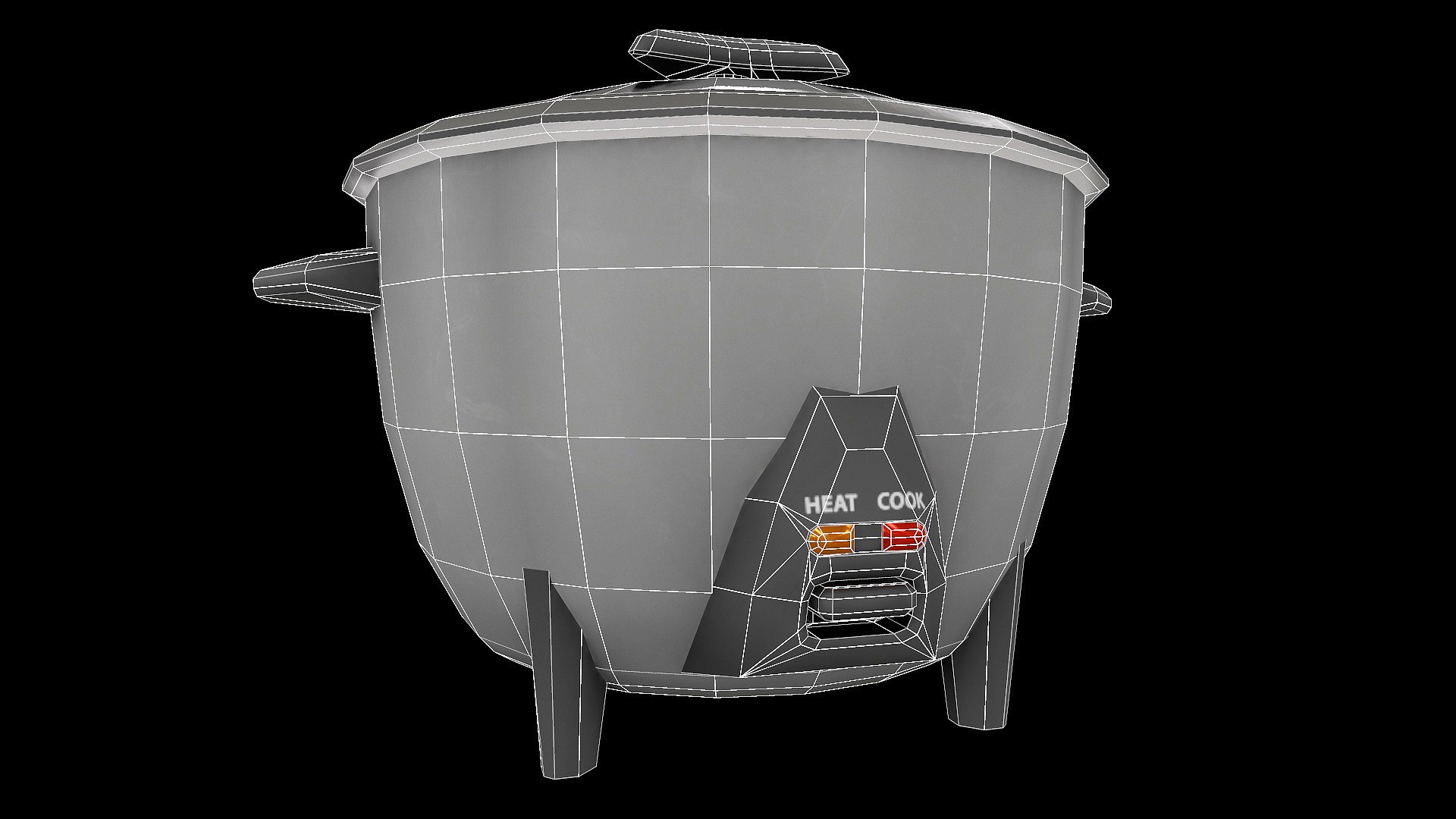 Rice Cooker Design 1 3D Model - TurboSquid 2111292