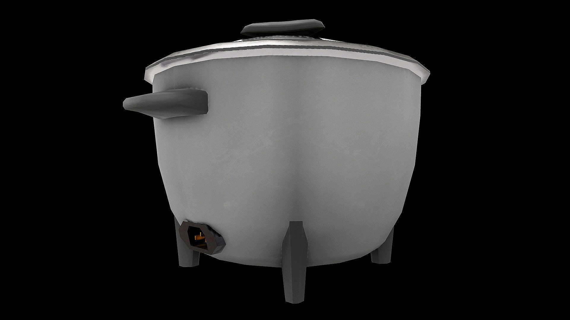 Rice Cooker Design 1 3D Model - TurboSquid 2111292