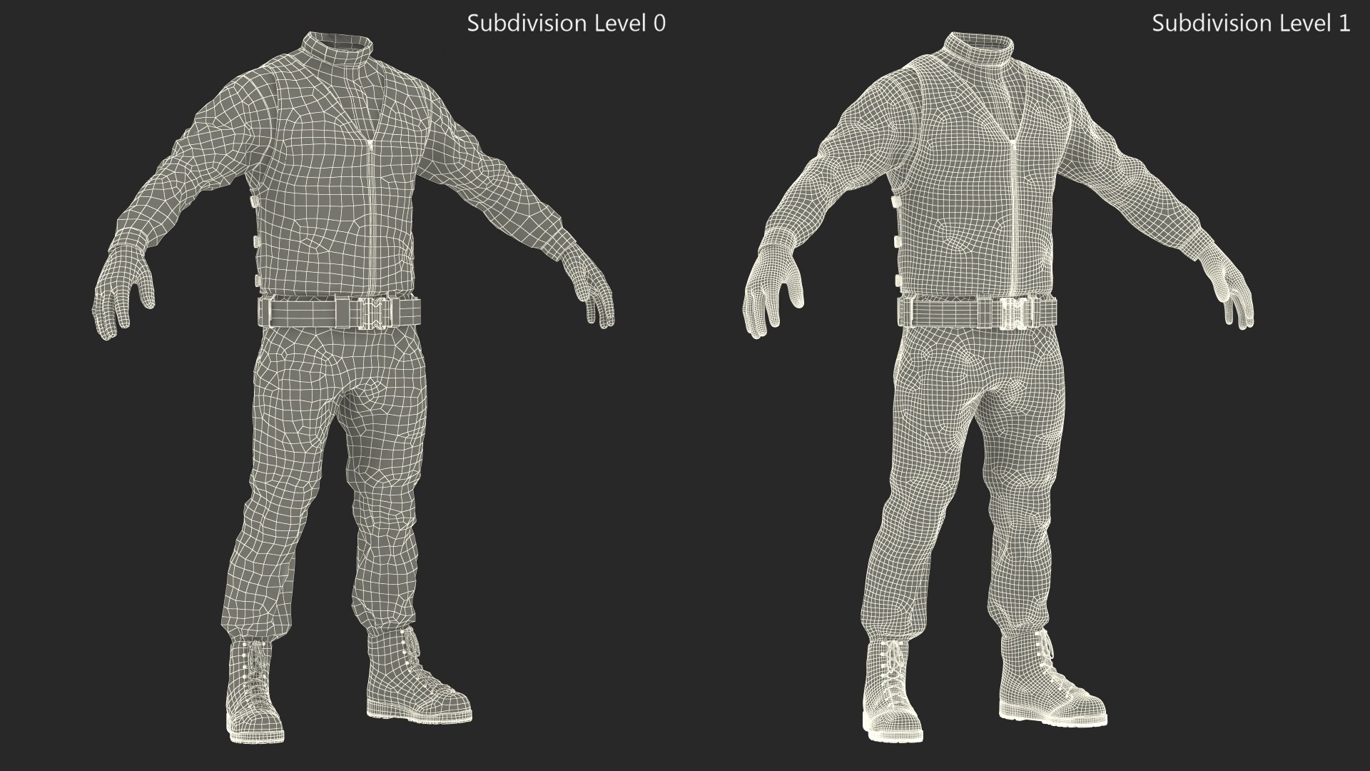 Tactical Police Uniform 3D Model - TurboSquid 2235899