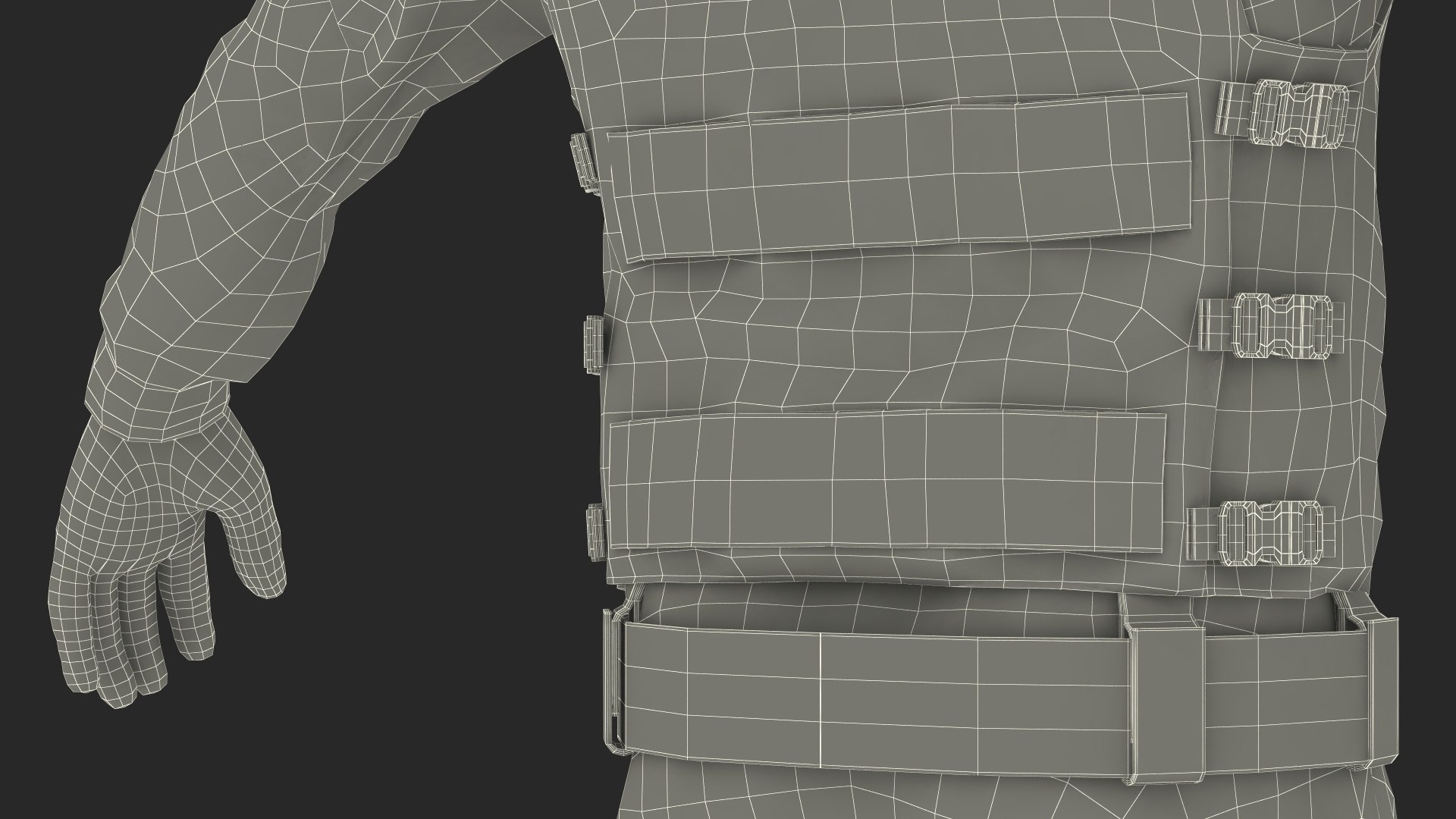 Tactical Police Uniform 3D Model - TurboSquid 2235899