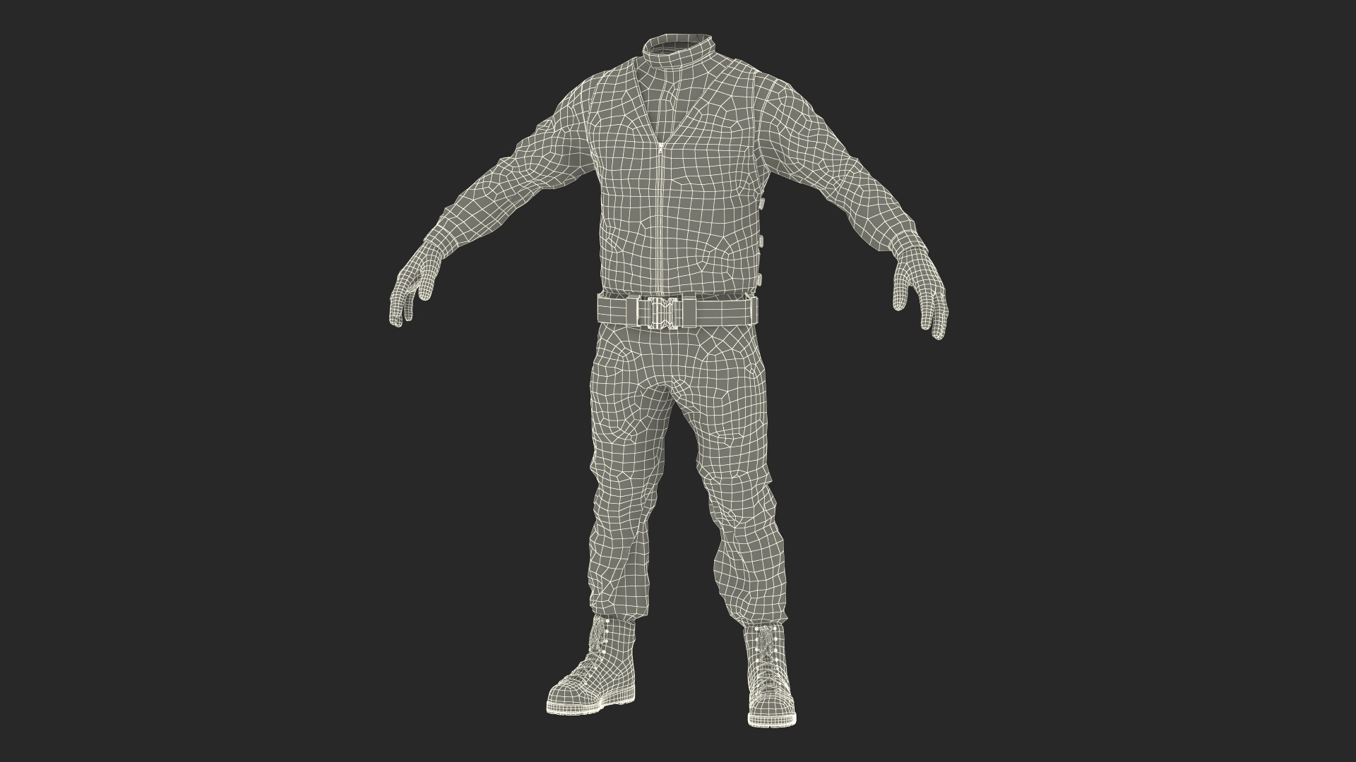 Tactical Police Uniform 3D Model - TurboSquid 2235899