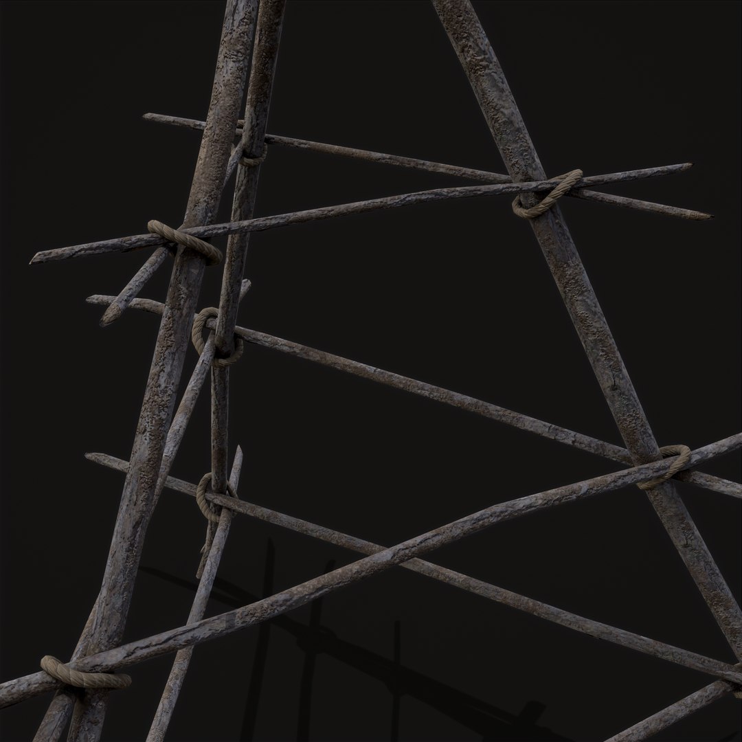 3D Primitive Tripod Meat Smoker - TurboSquid 1930315