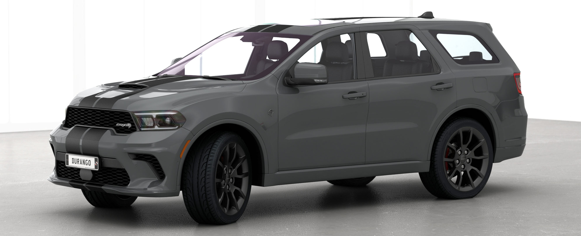 Dodge Durango SRT 2021 오프닝 도어 및 트렁크 3D 모델 - TurboSquid 1660687