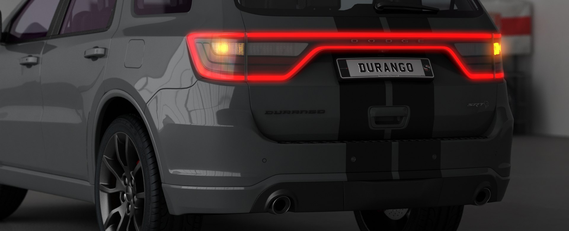 3D model realistic dodge durango srt - TurboSquid 1660687