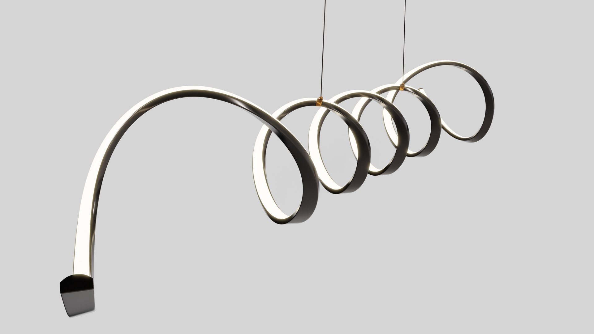 Modern Hanging Twisted Lights 3D Model - TurboSquid 2217714
