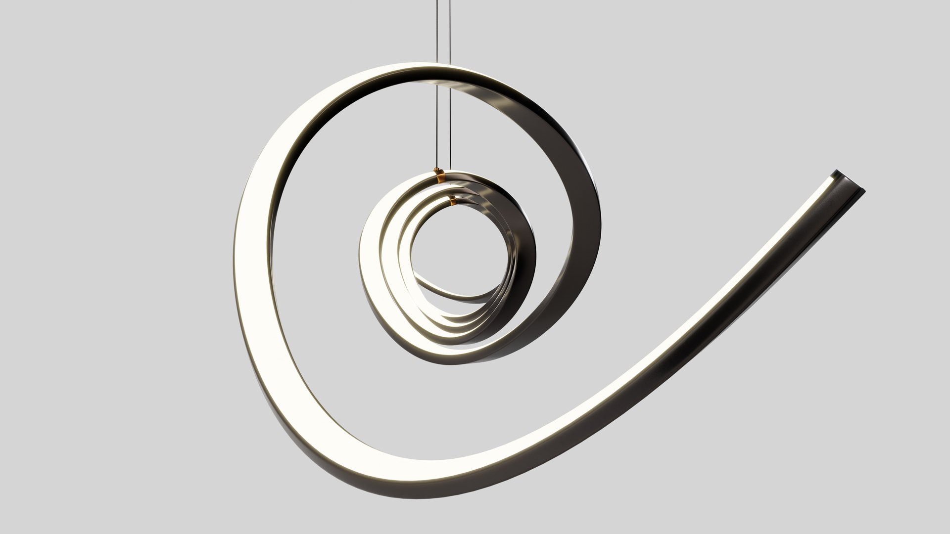Modern Hanging Twisted Lights 3D Model - TurboSquid 2217714