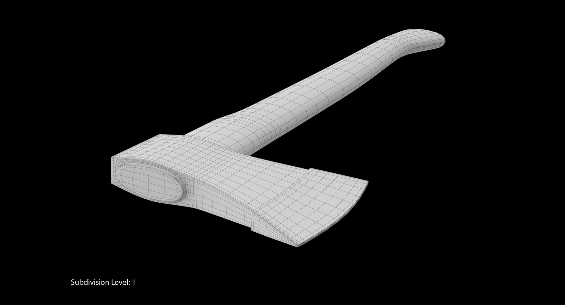 3d Big Axe Turbosquid 1410609