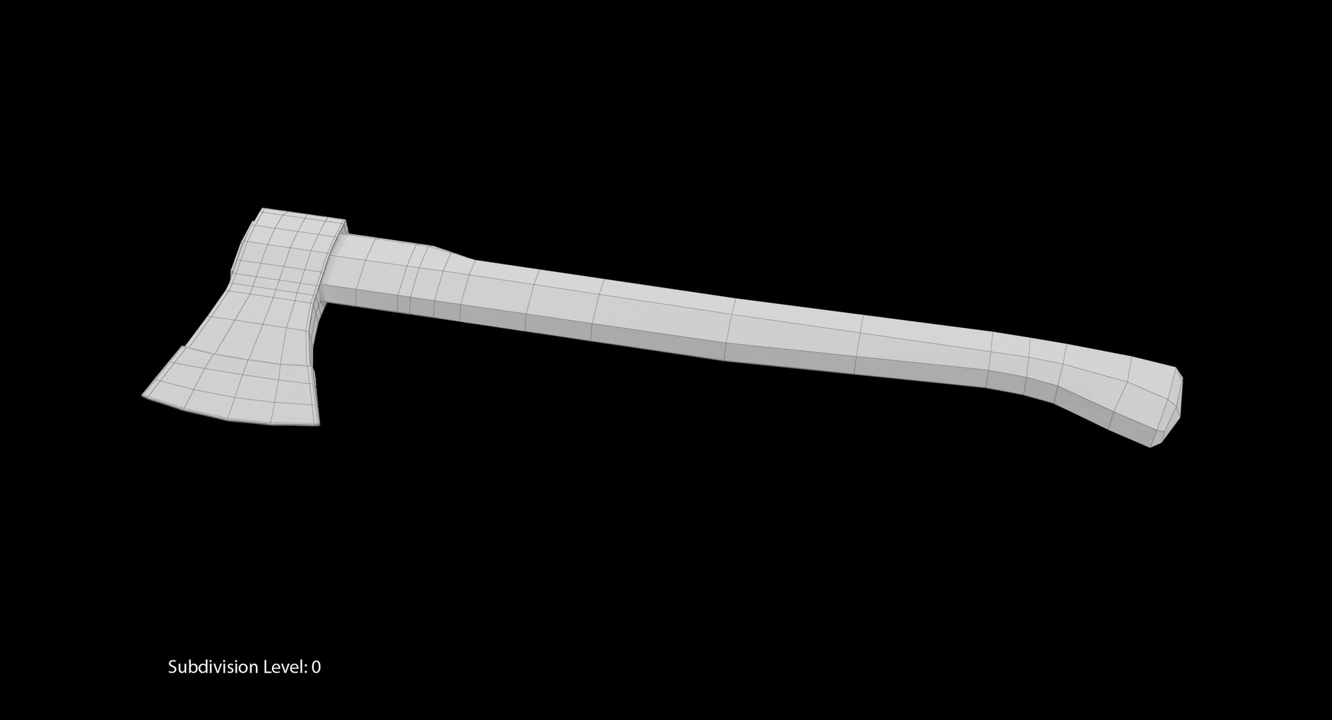 3d Big Axe Turbosquid 1410609