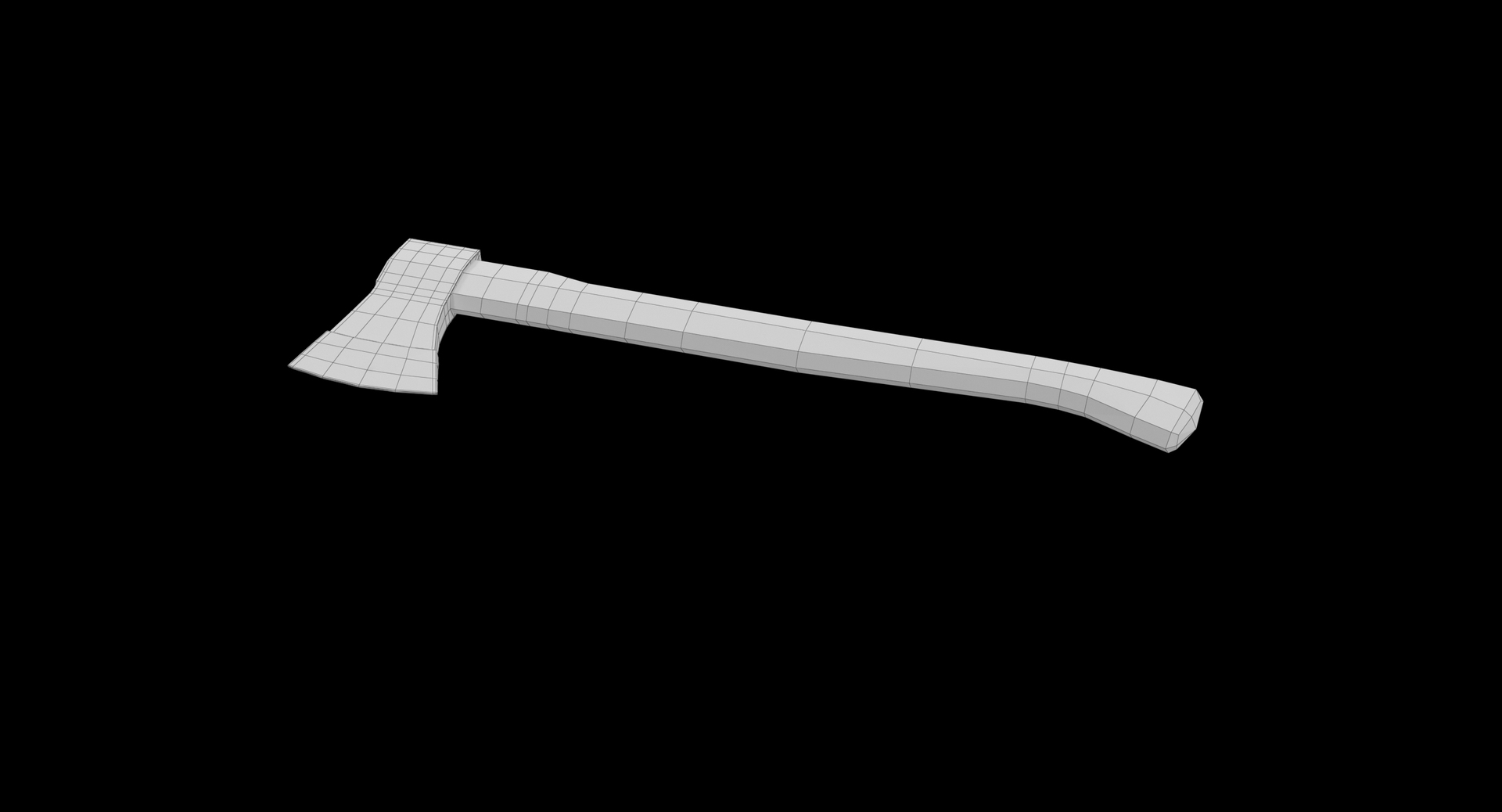 3d Big Axe Turbosquid 1410609
