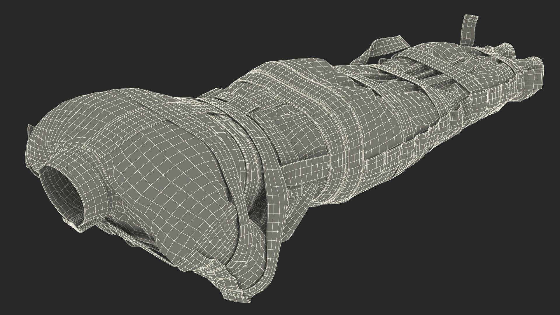 Straitjacket Human Figure White Model - TurboSquid 2291254