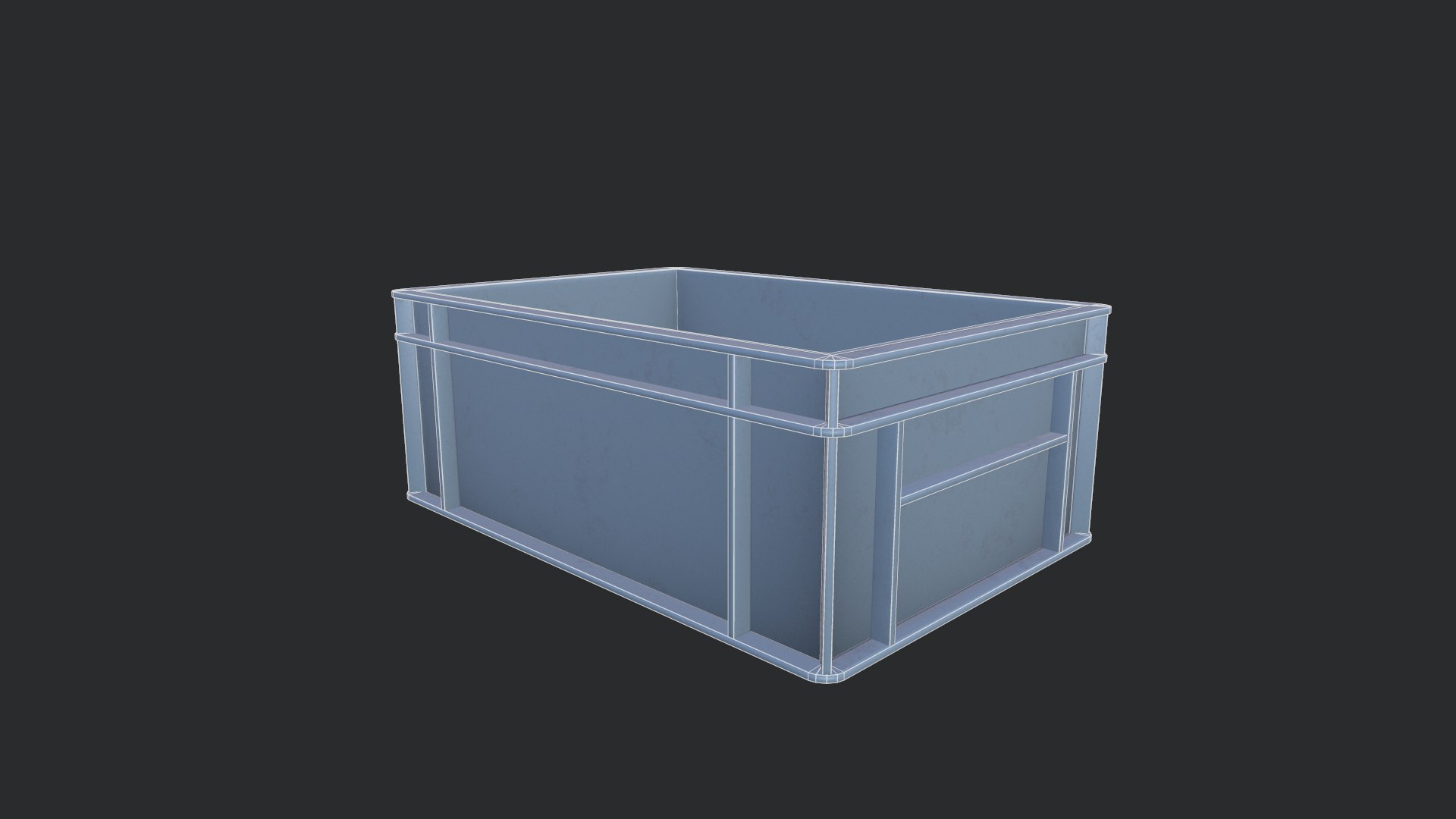 3D Euro Stacking Box Model - TurboSquid 1702885