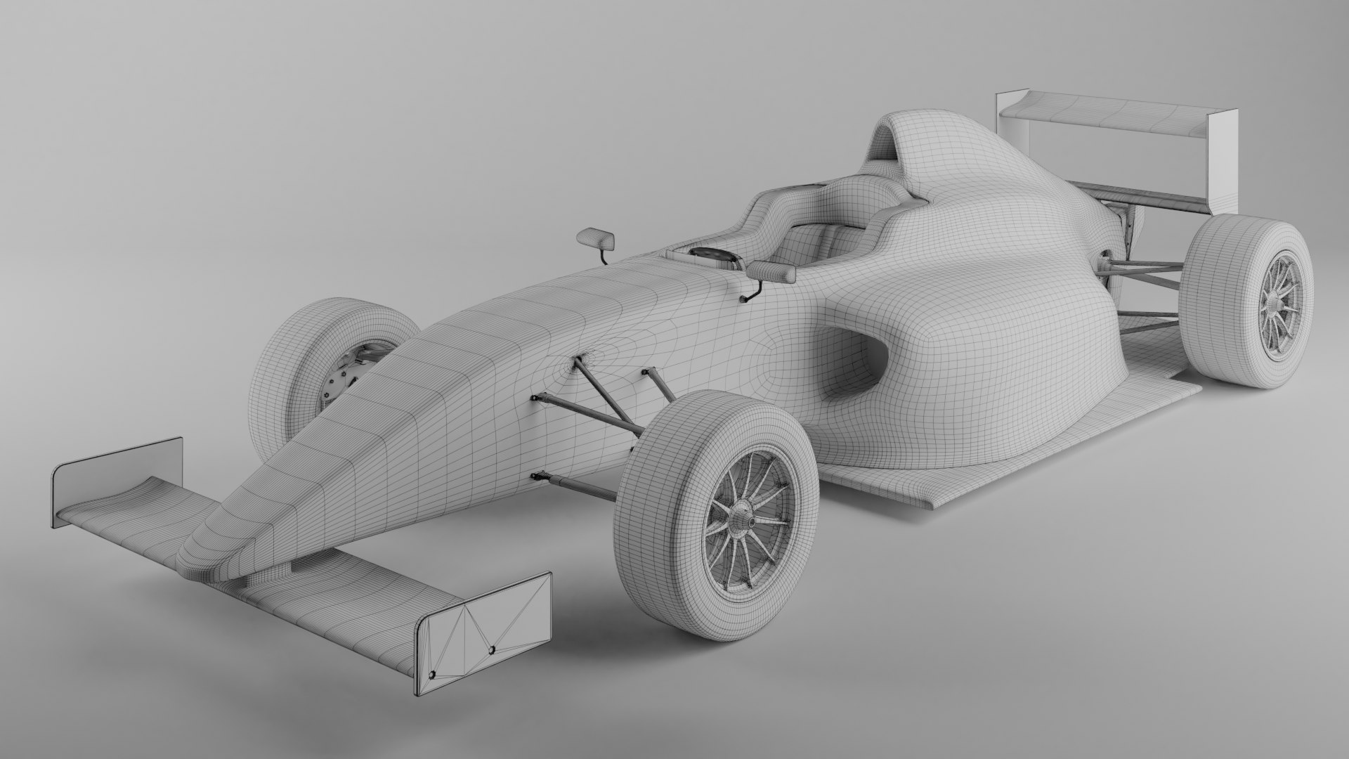 3D Formula 4 car model - TurboSquid 1775398