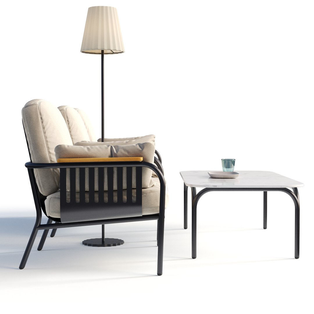 Capa Lounge Garden Collection Model - TurboSquid 2032045