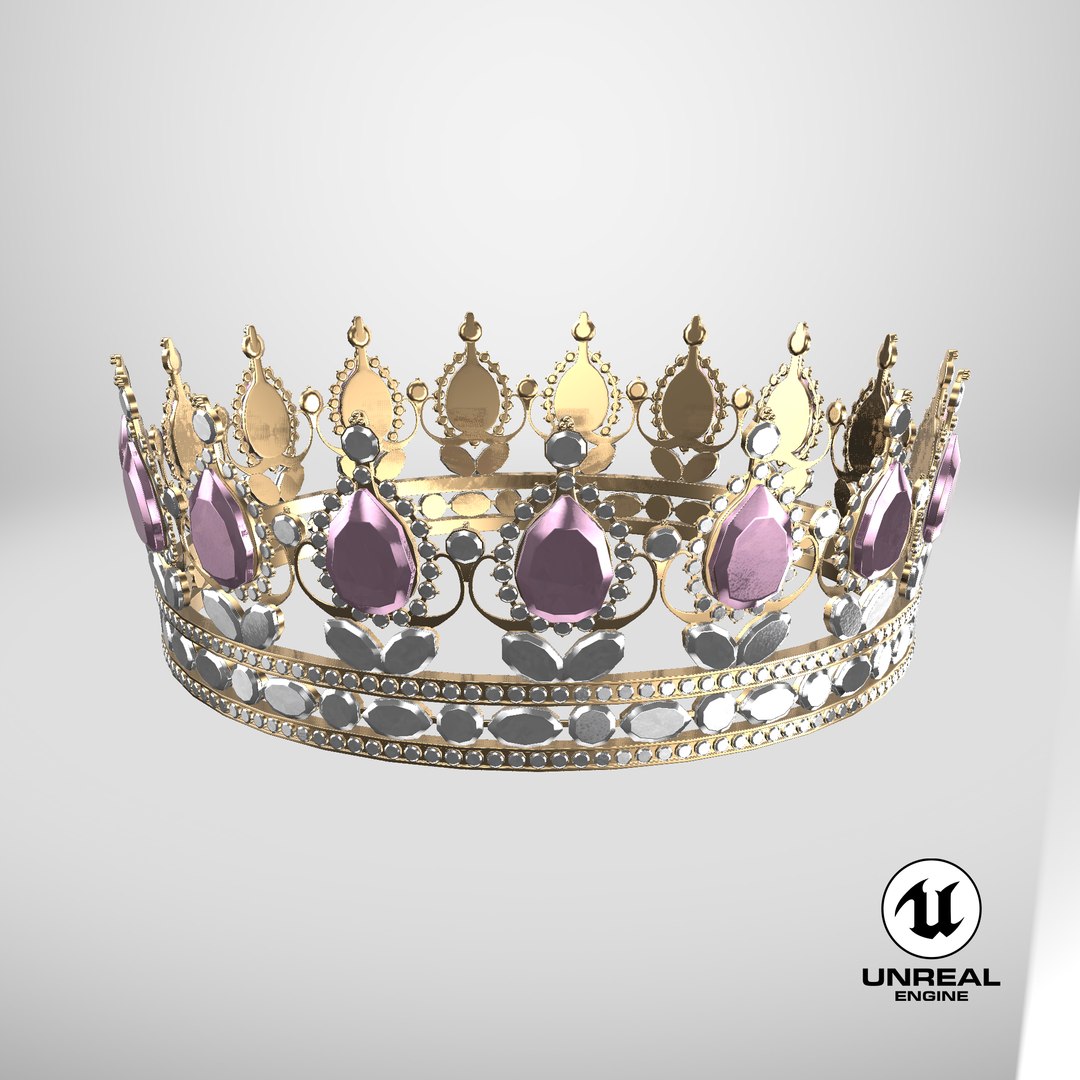 3D Princess Crown - TurboSquid 2125939
