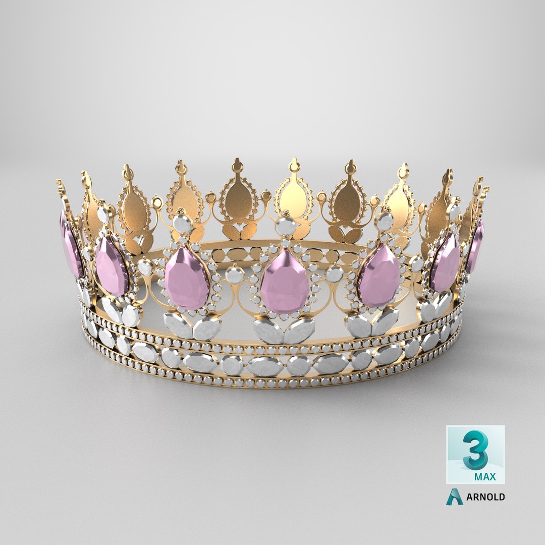 3D Princess Crown - TurboSquid 2125939