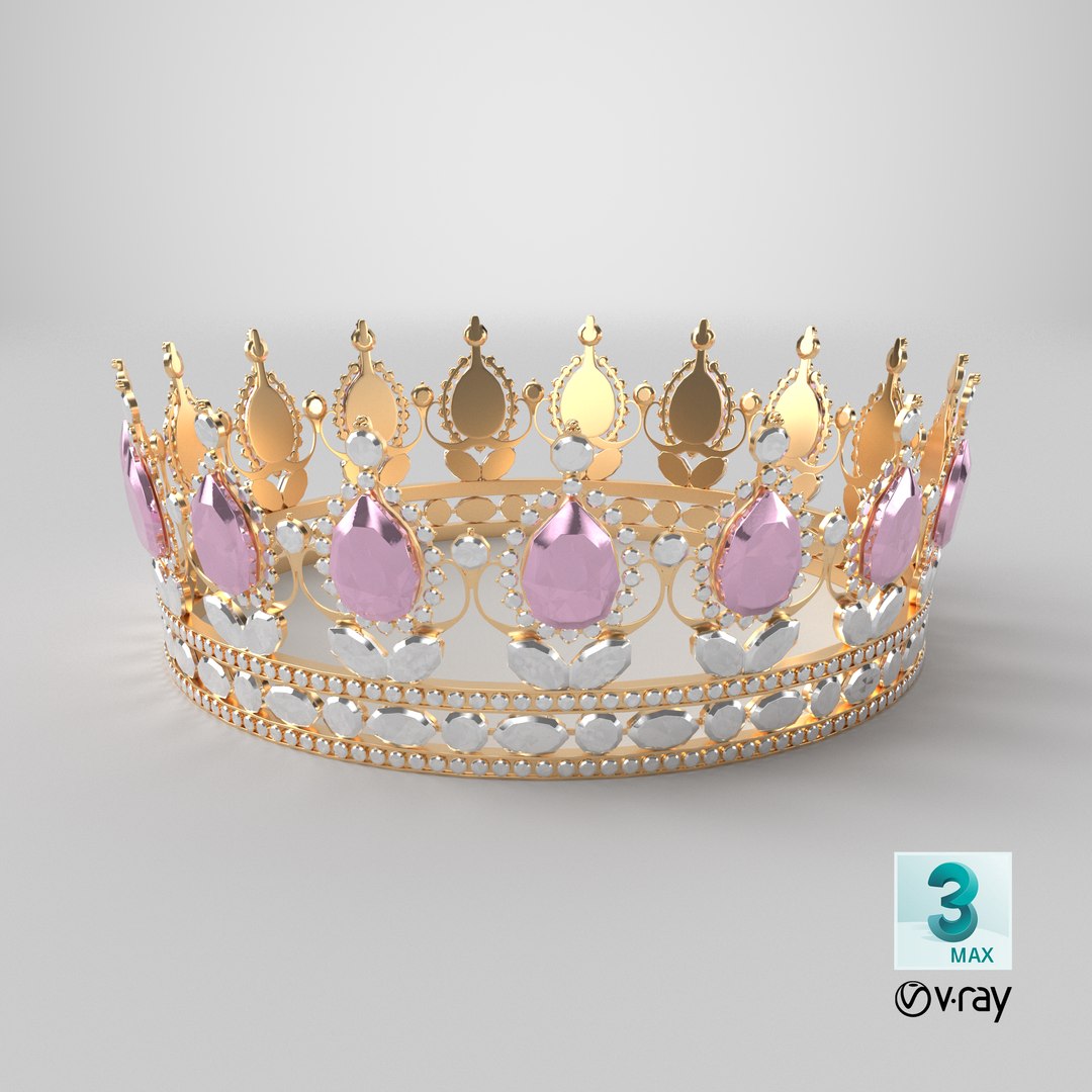3D Princess Crown - TurboSquid 2125939