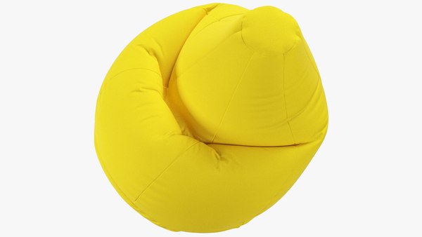 콩 주머니 의자 및 베개 컬렉션 V1 3D 모델 - TurboSquid 1741499