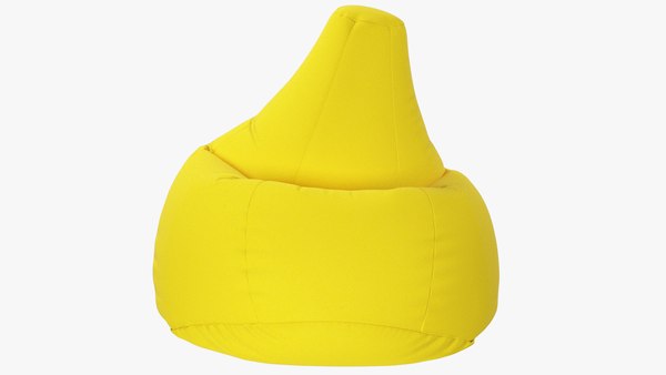 콩 주머니 의자 및 베개 컬렉션 V1 3D 모델 - TurboSquid 1741499