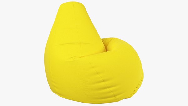 콩 주머니 의자 및 베개 컬렉션 V1 3D 모델 - TurboSquid 1741499