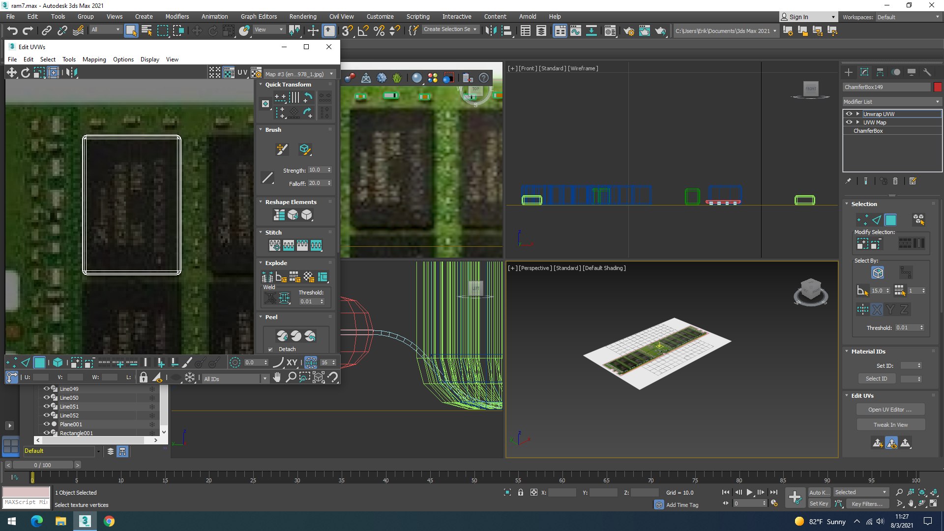 3D model DDR4 SDRAM Memory Module - TurboSquid 1768825