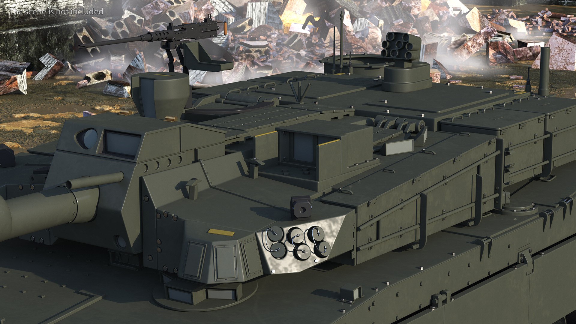 K2 Black Panther Tank Rigged 3D Model - TurboSquid 2224955