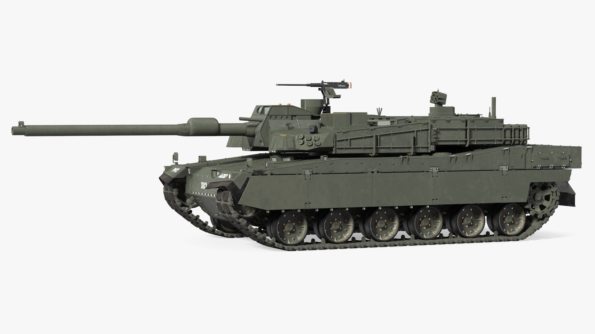 K2 Black Panther Tank Rigged 3D Model - TurboSquid 2224955