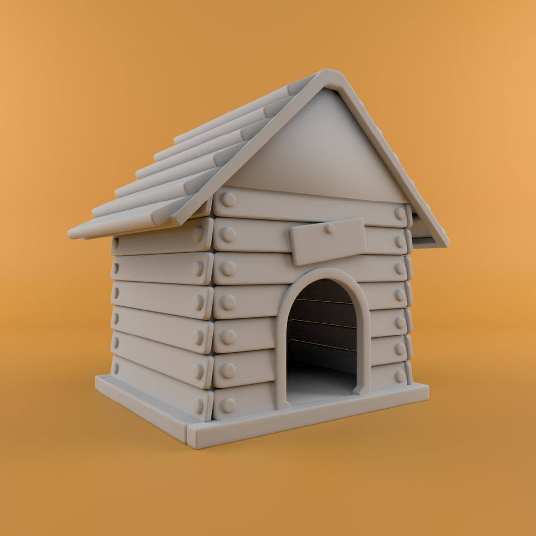 Dog House 3D Model - TurboSquid 1315857