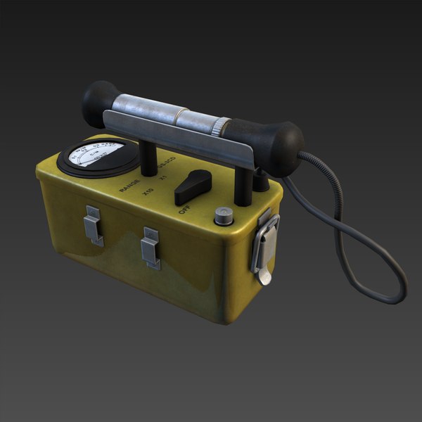 geiger counter 3d model