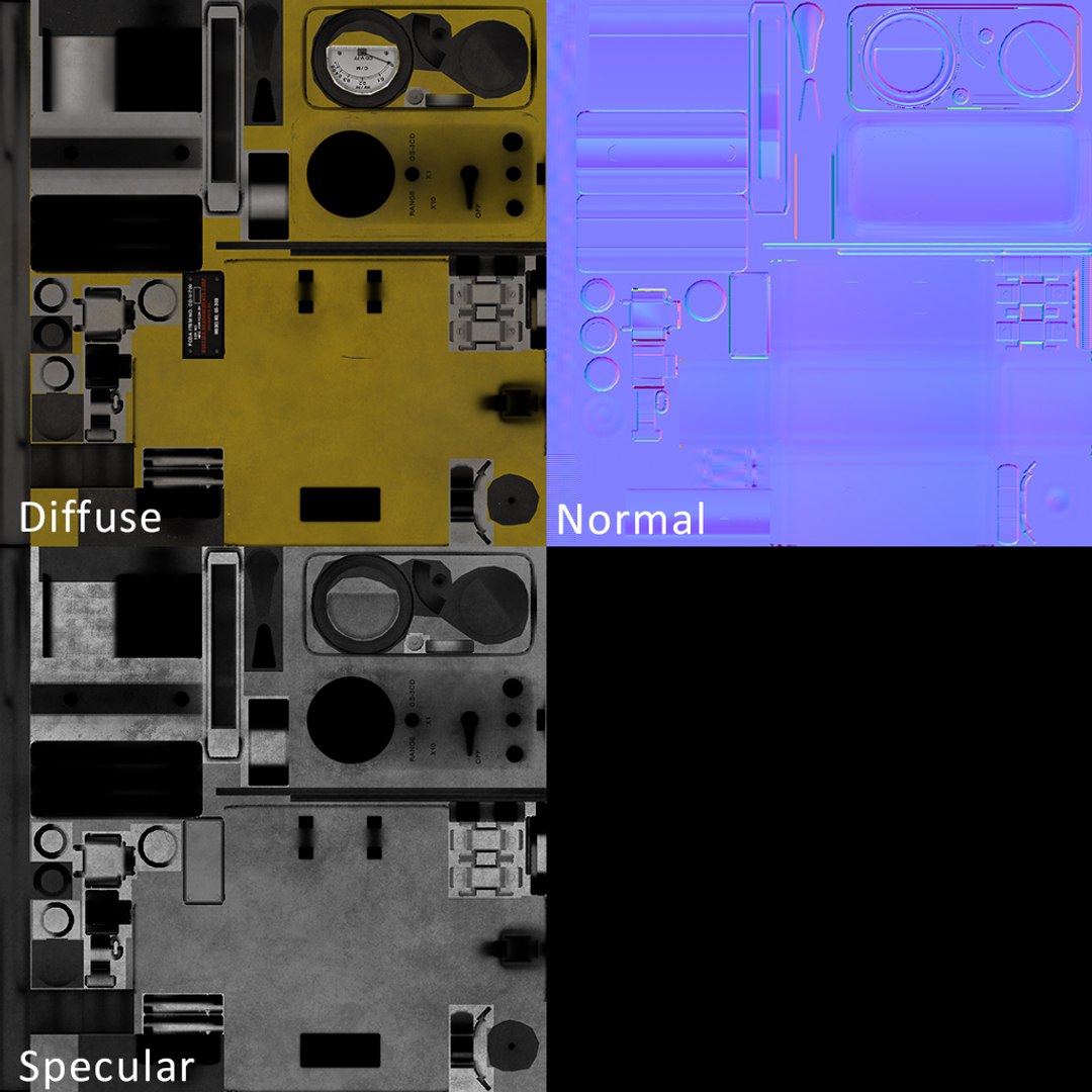 Geiger Counter 3d Model