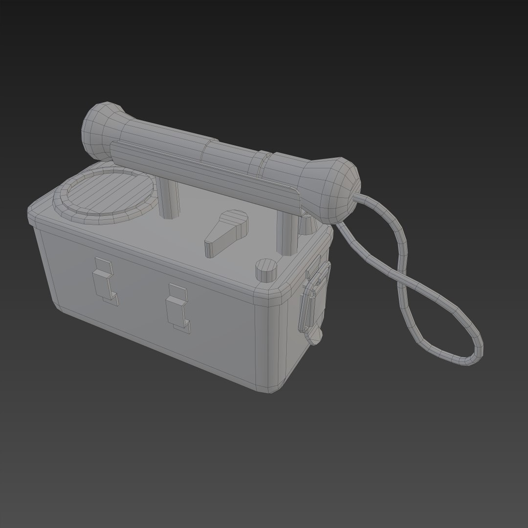 Geiger Counter 3d Model