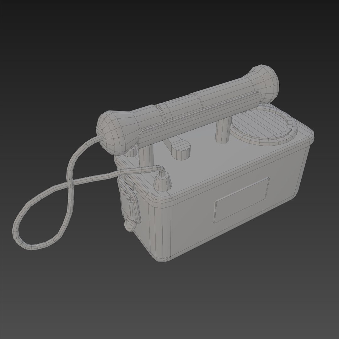 Geiger Counter 3d Model
