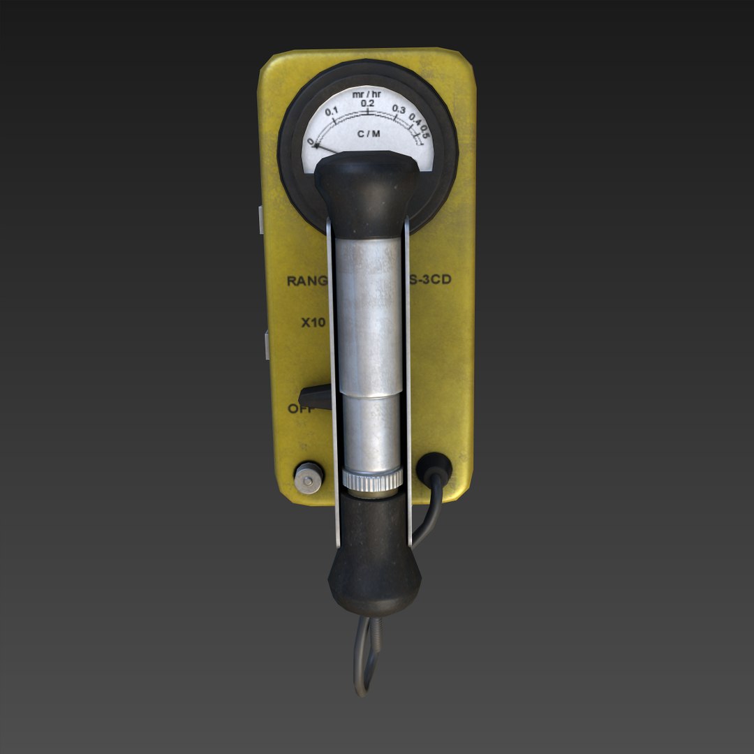 Geiger Counter 3d Model
