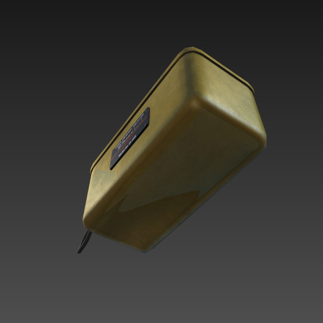 Geiger Counter 3d Model