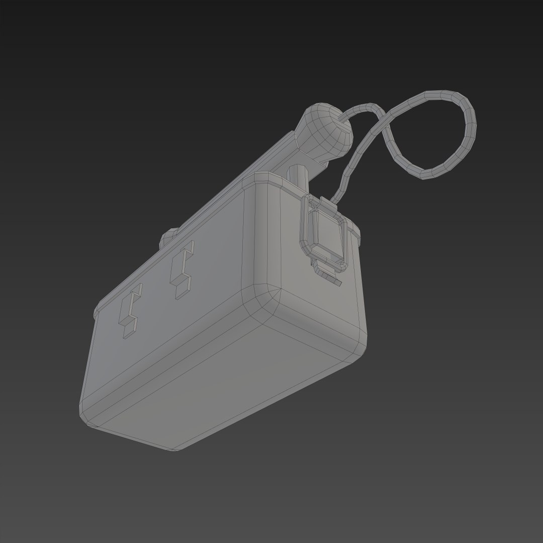 Geiger Counter 3d Model
